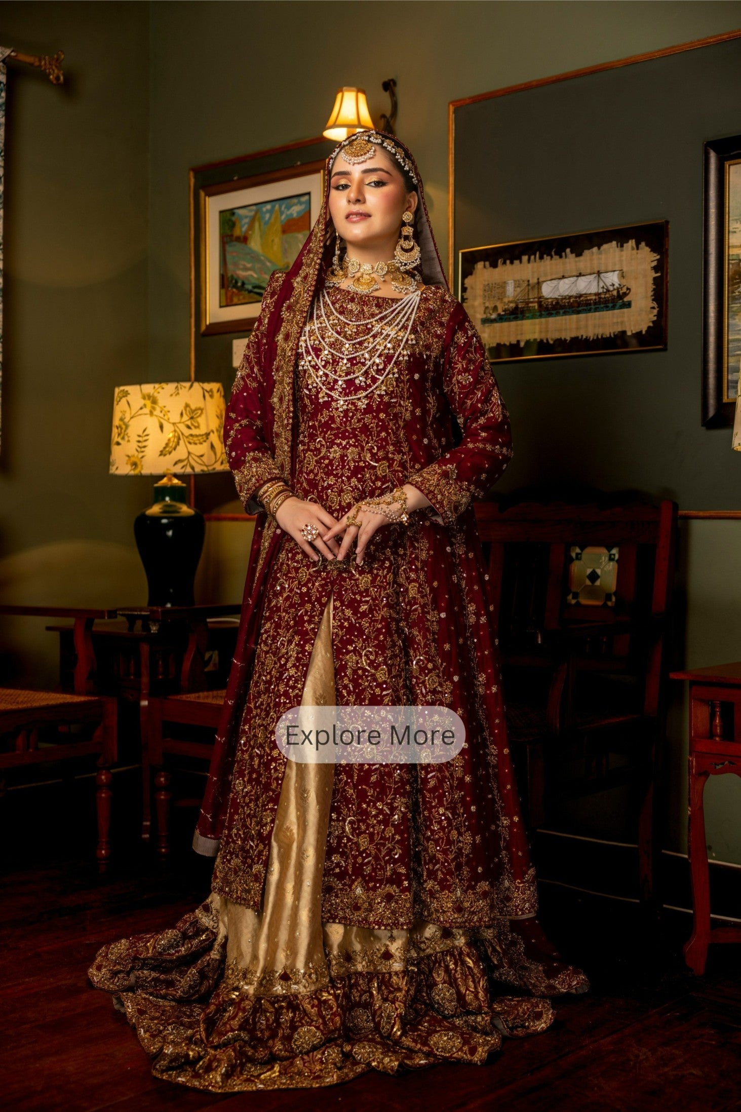 Rudaba Bridal Sharara Collection | Luxury Pakistani Bridal Wear